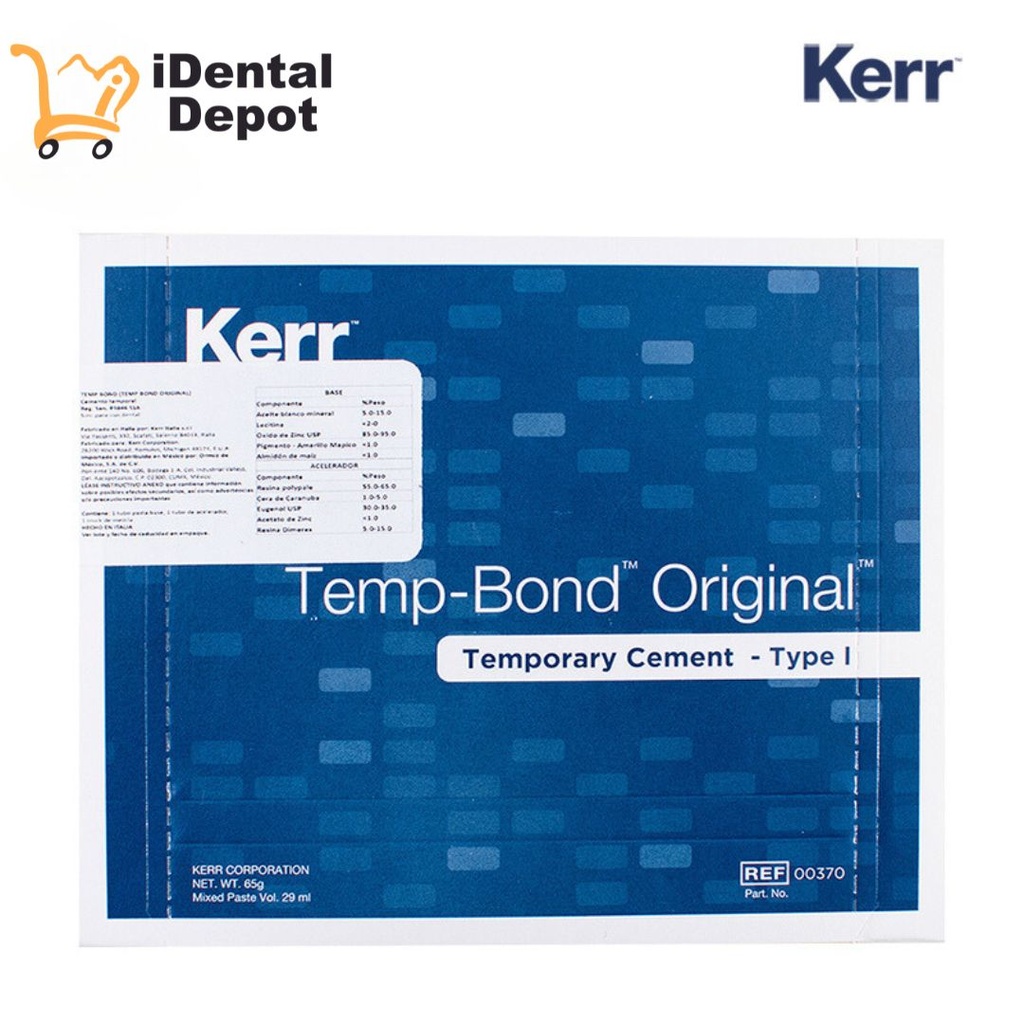 CEMENTO TEMPORAL TEMP BOND KERR | idental